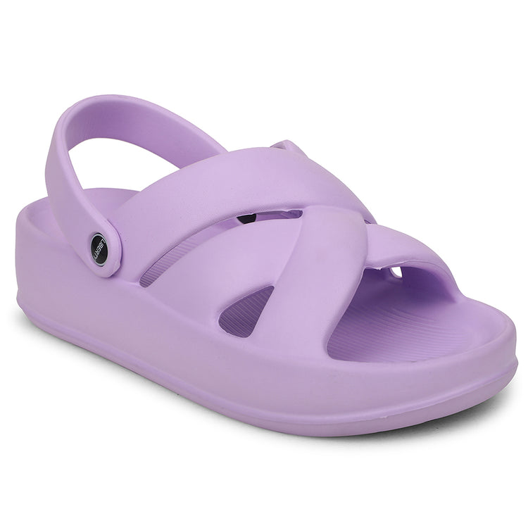 Buy A-HA Purple Casual Slingback Clogs For Women FDL-1 By Liberty