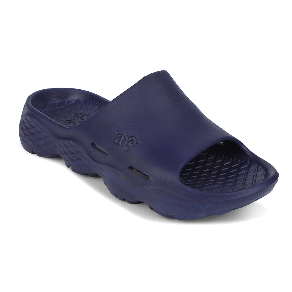 Buy A-HA Royal Blue Casual Slipper For Men SOFTWALK By Liberty