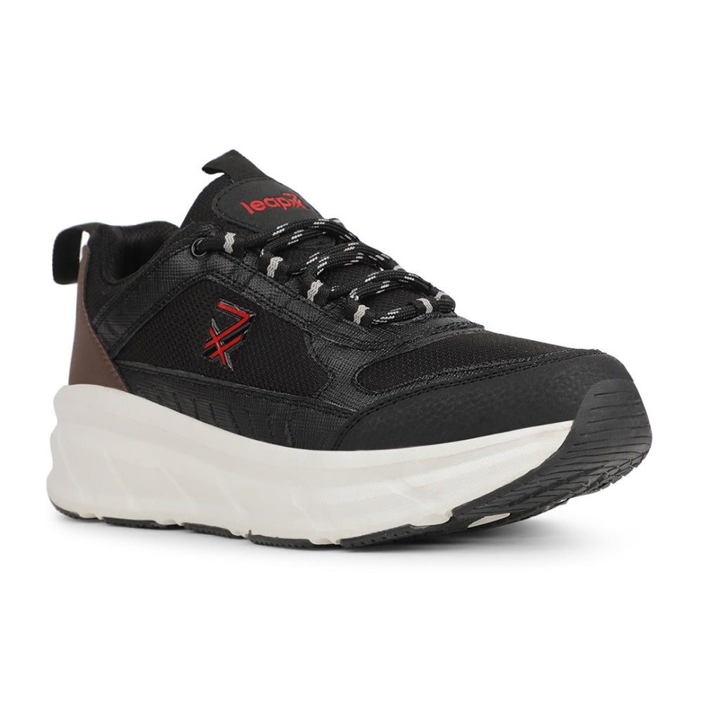 Buy Leap7x Sports Black Running Shoes For Mens MOUNT-E By Liberty