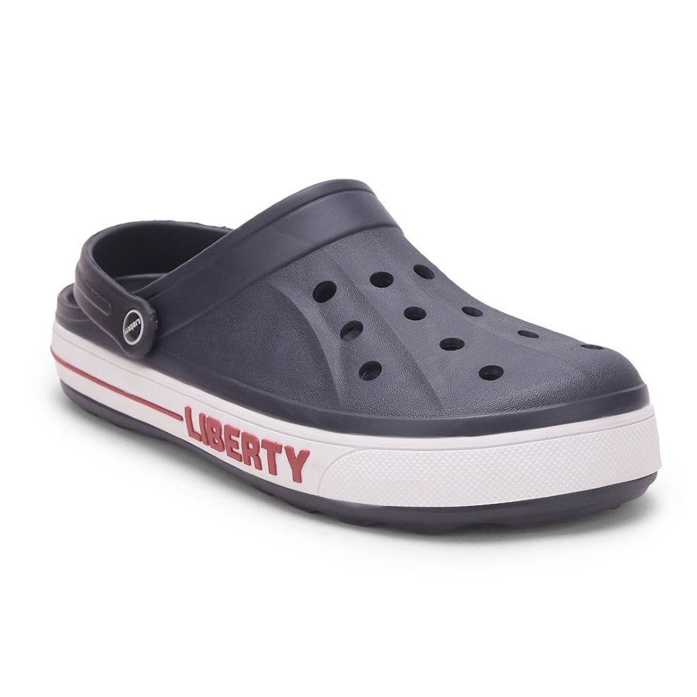 Buy A-HA Navy Blue Casual Slip-on Clogs For Men LITEWALK By Liberty