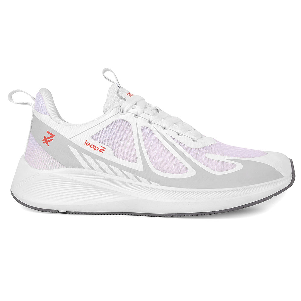 Buy Leap7x White Sports Lacing Running Shoes For Men RUNIER-1E By Liberty