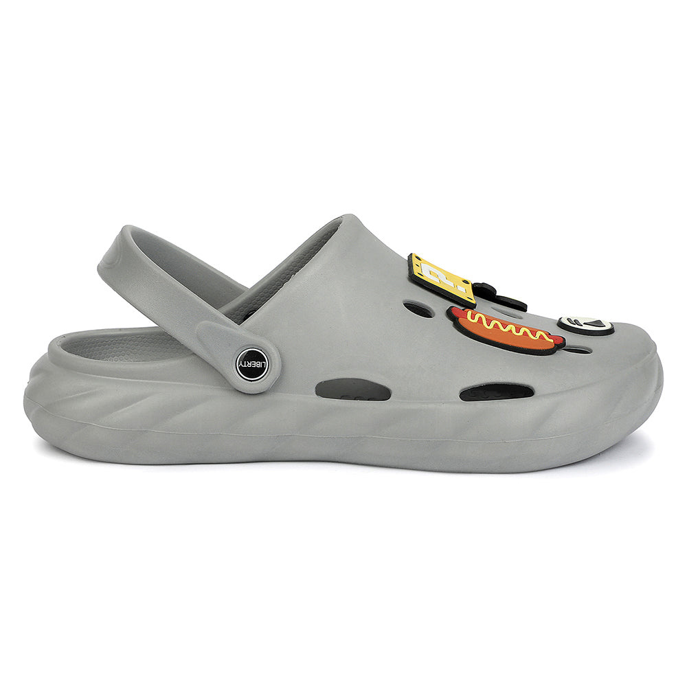 Buy A-HA Light Grey Casual Clogs for Men