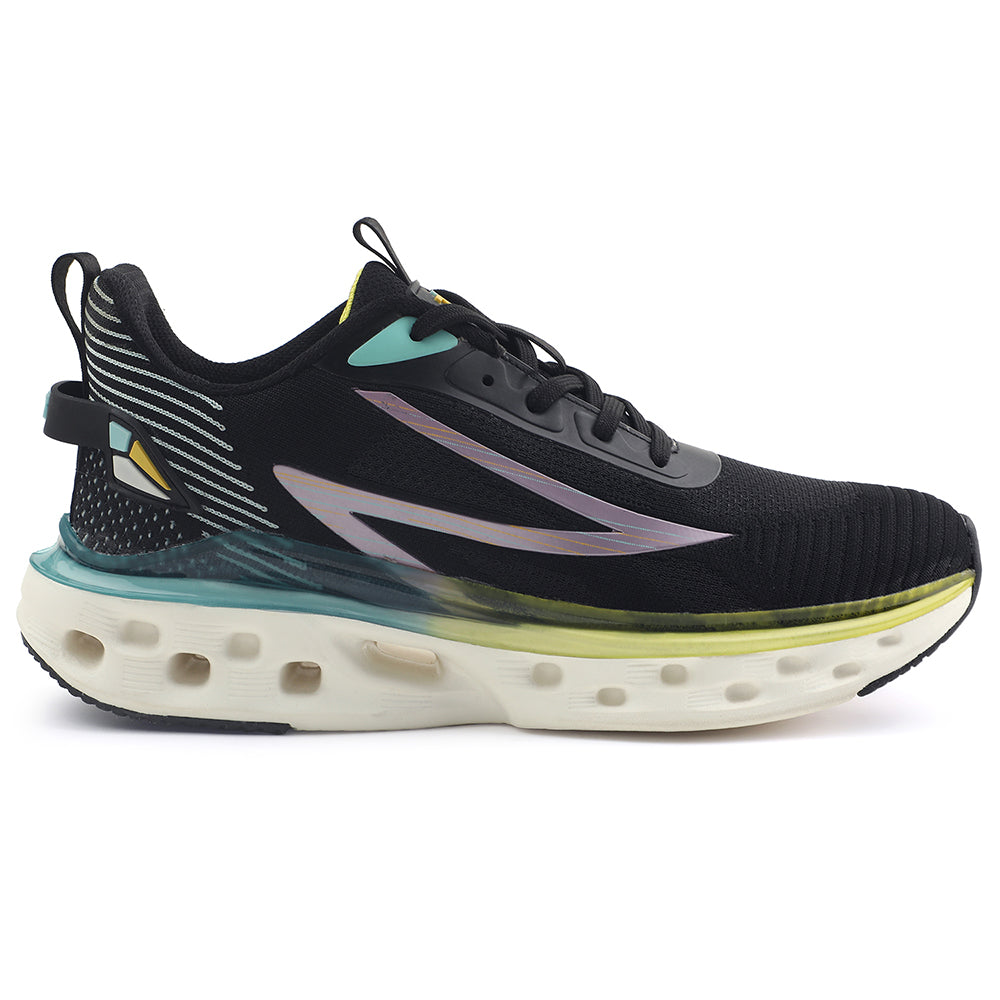 Buy Leap7x Black Sports Running Shoes For Men NEPTUNE-1E By Liberty