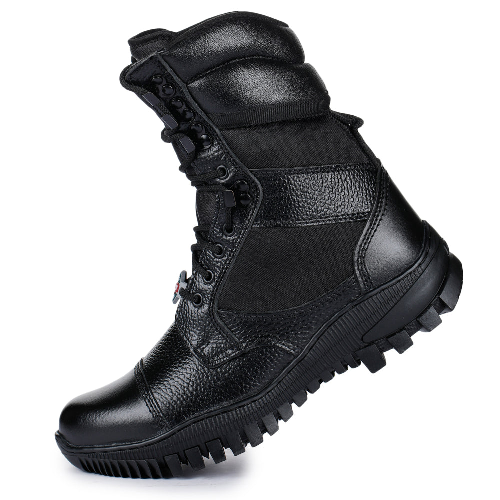 Buy Freedom By Liberty Mens SOLDIER-01 Defence Lacing Black Trekking Boots
