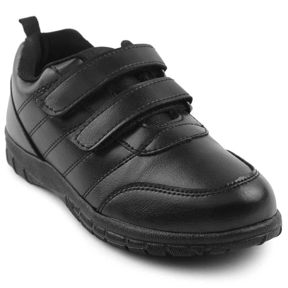 Buy Prefect Black Slip-On School Shoes For Kids SCHOOLPTMV