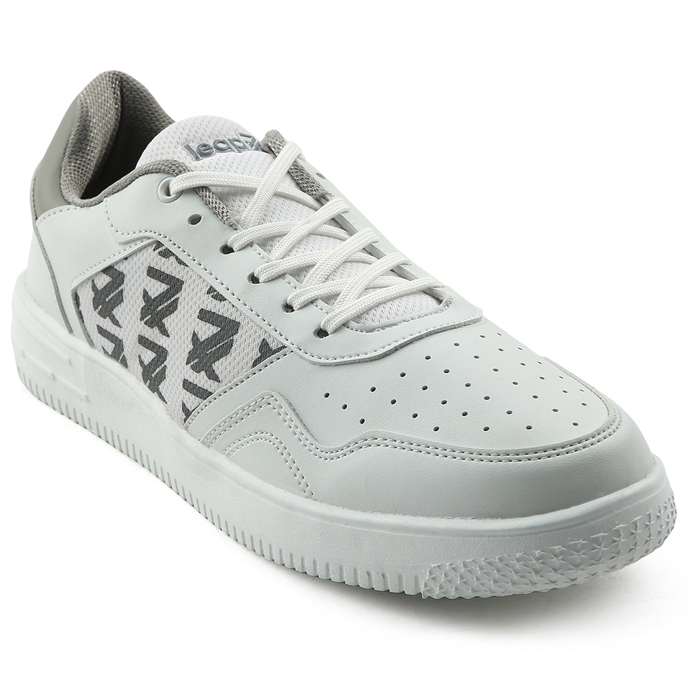 Buy Leap7x White Casual Lacing Sneakers For Men SNOOKIS By Liberty