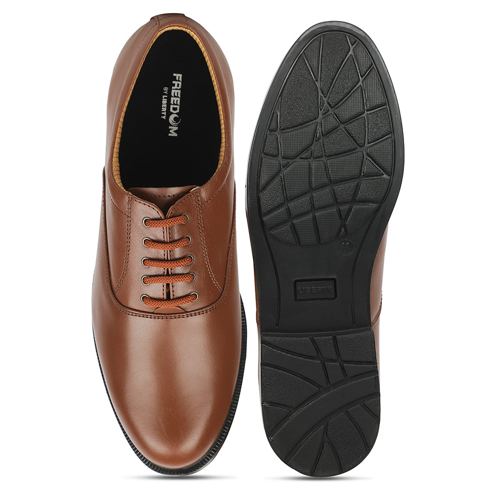 Buy Freedom Tan Classic Oxford Police Shoes For Men 5238-219WT-5238060166