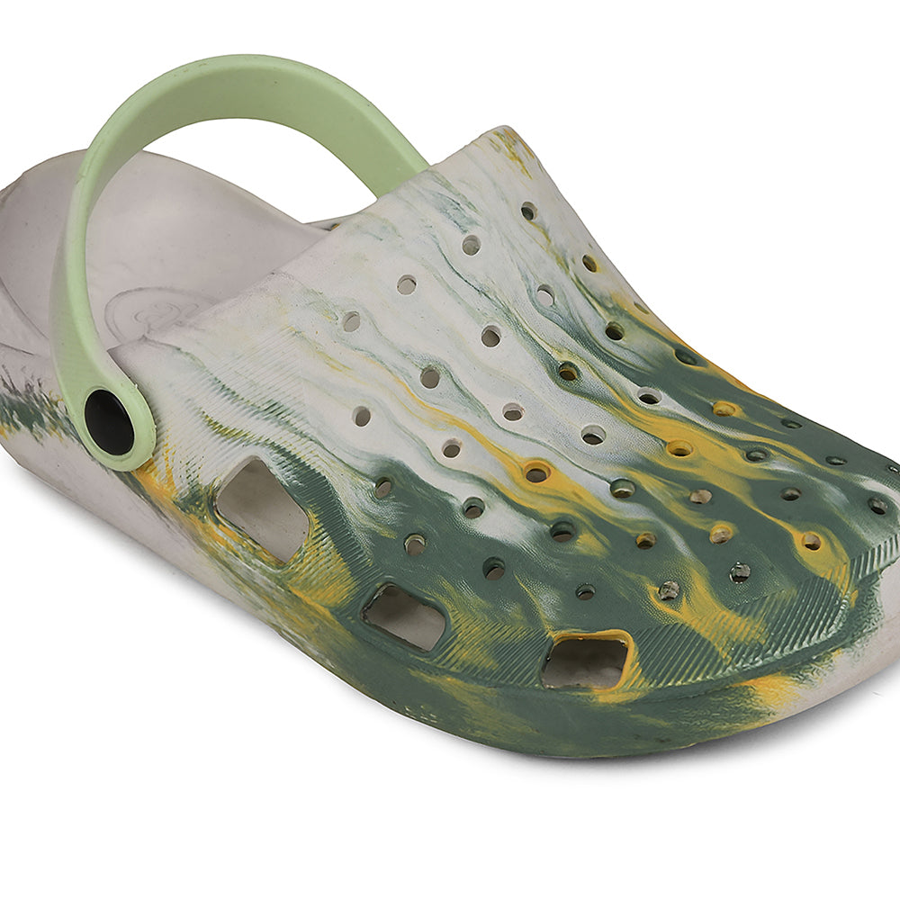 Buy A-HA Off White Slingback Clogs For Men