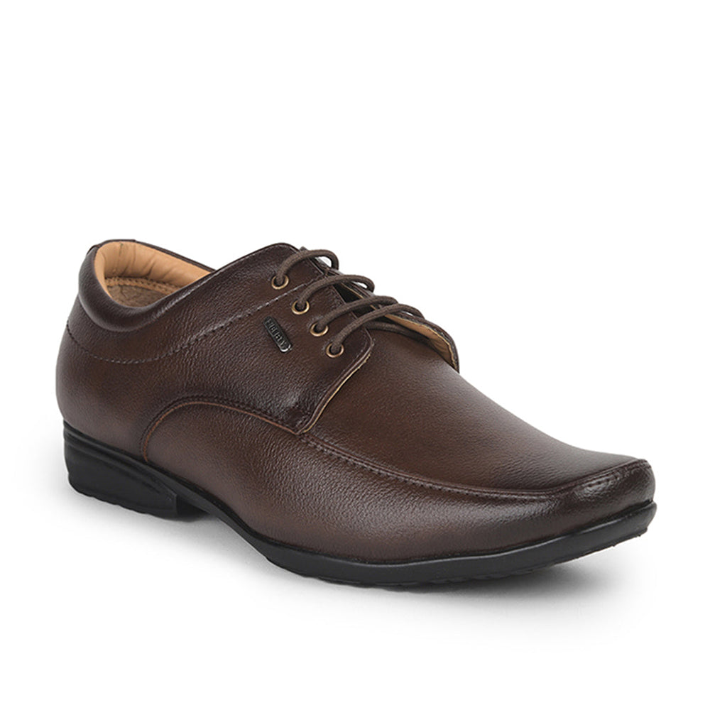 Buy Fortune Brown Formal Lace Up Shoes For Men UVL-33 By Liberty
