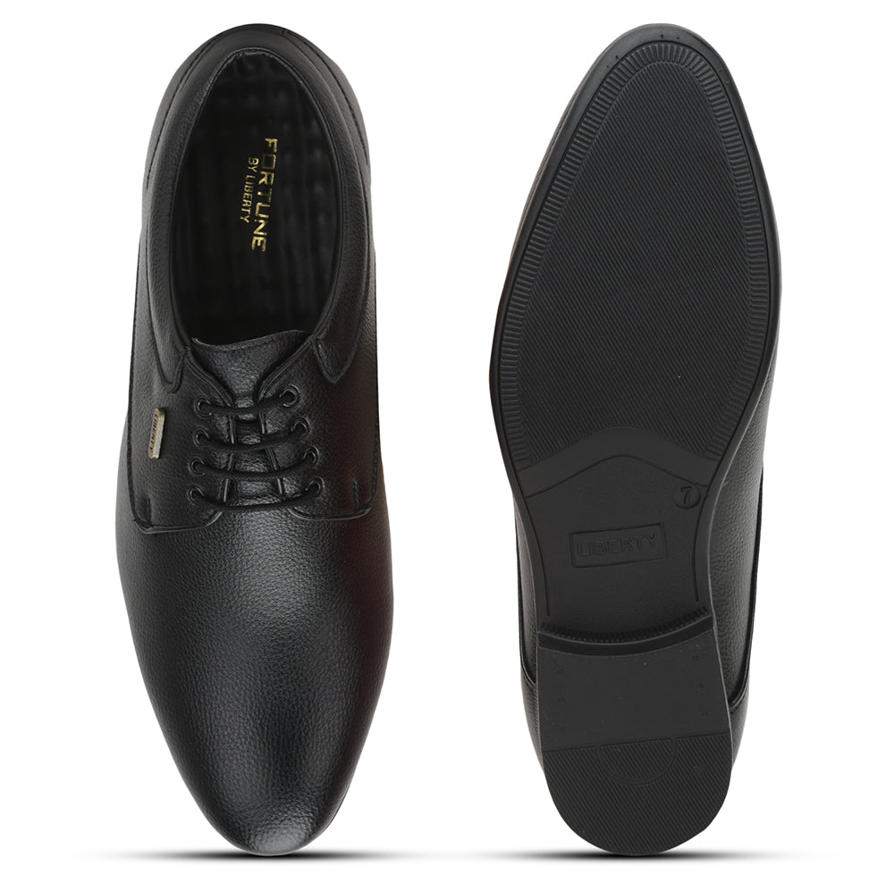 Buy Fortune (Black) Formal Lace Up Derby Shoes For Men HOL-110 By Liberty