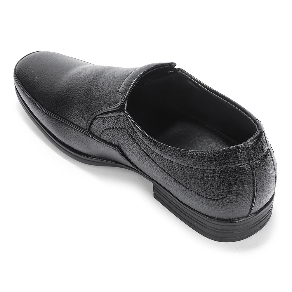 Buy Fortune Black Formal Non Lacing Moccasins For Men HML-89E