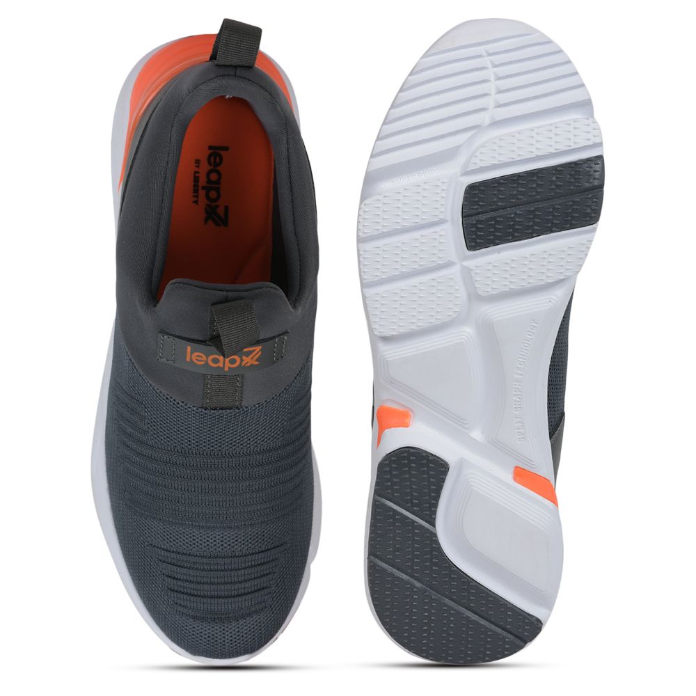 Buy Leap7x Non-Lacing Men's Grey Casual Shoes BRISK-01