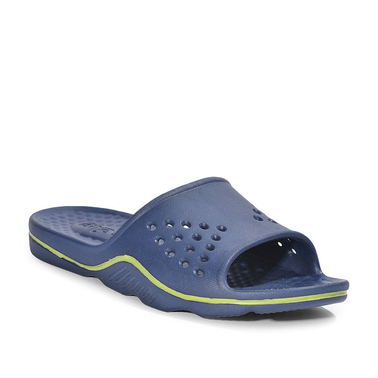 Buy AHA (N.Blue) Slides For Men RAMP By Liberty