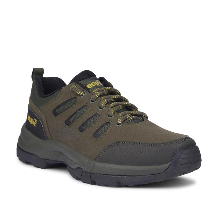 Buy Leap7x Green Lacing Sports Trekking Shoes For Men COLUMBO-1E By Liberty