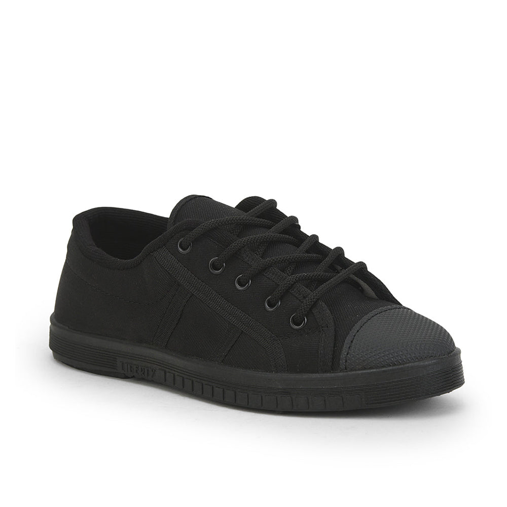 Buy Prefect Black Lacing PT School Shoes For Kids TENNIS-E By Liberty
