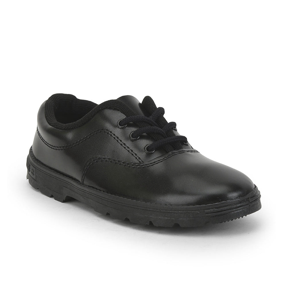 Buy Prefect Black Lacing Uniform School Shoes For Kids S-BOYEXCEA By ...