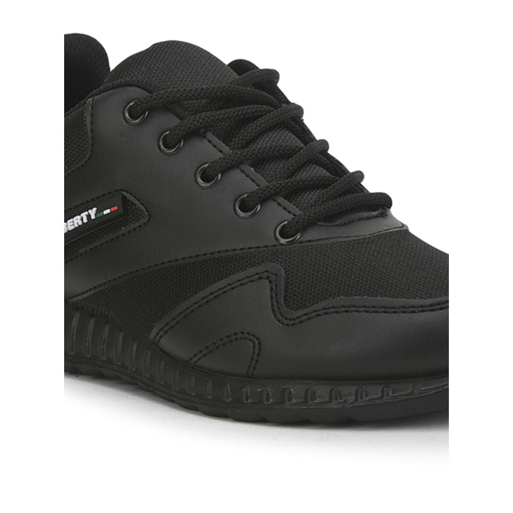 Buy Force 10 Black Lacing Uniform School Shoes For Kids 9906-90GN By ...