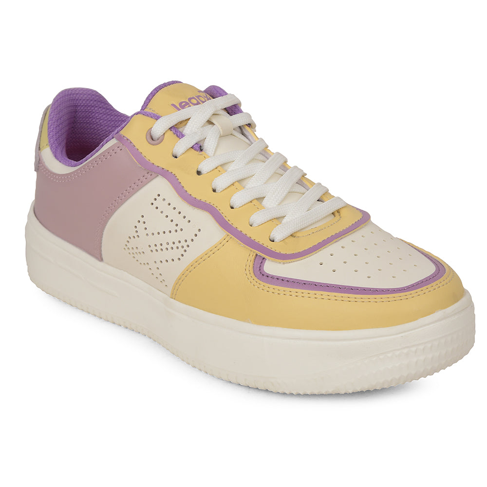 Buy Leap7x Beige Casual Lacing Sneakers For Women SNOOKIS-L1 By Liberty