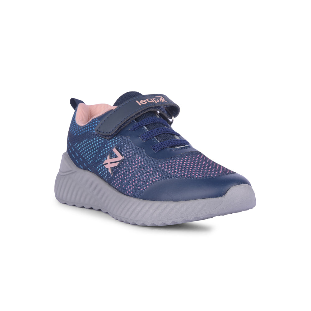 Buy Leap7x Peach Velcro Sports Walking Shoes For Kids NITKID-4E By Liberty