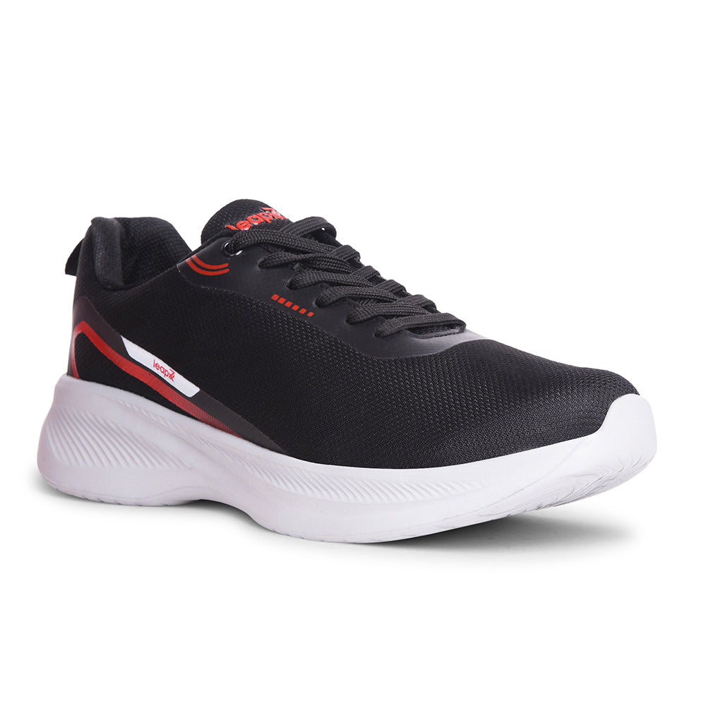 Buy Leap7x Sports Black Running Shoes For Mens